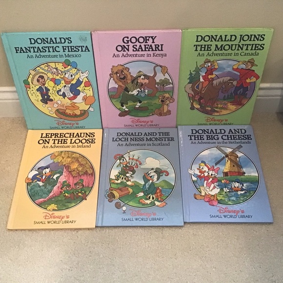 Disney | Other | 6 Hardcover Volumes Of Disneys Small World Library ...